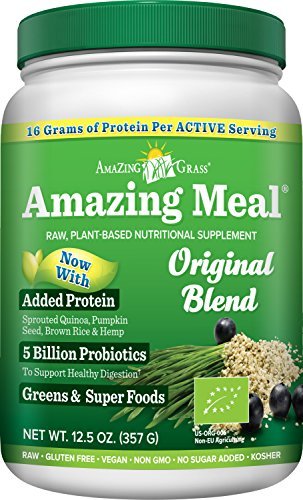 Amazon.com: Amazing Grass 357 g Original Blend Organic Amazing Meal ...