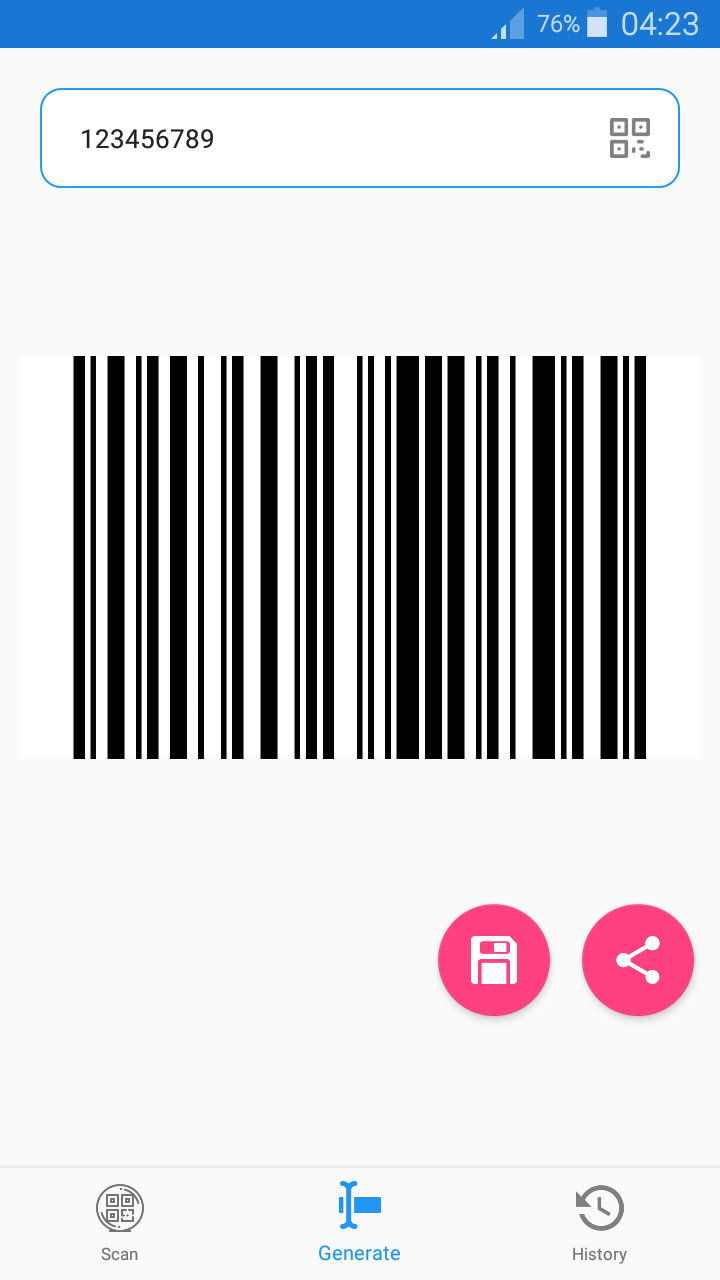 QR Barcode Scanner and Generator - Application sur Amazon Appstore