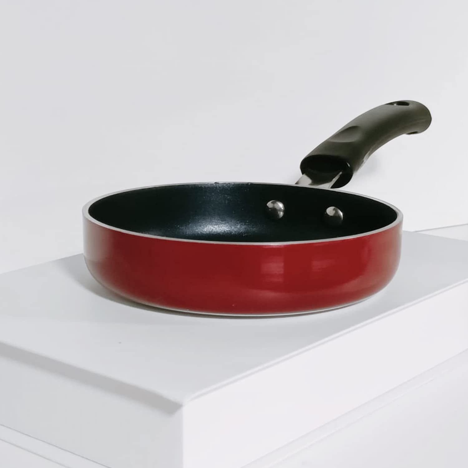 Buy Kitchen Chef Mini Frying Pan 14CM Red ColorAluminum Non-Stick 500L ...