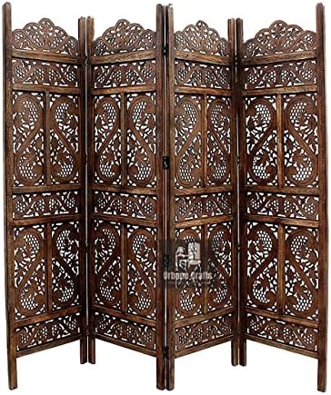 CRAFT DECOR Wooden Room Divider |Wooden Partition for Living Room ...