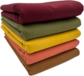 Amazon.com: Choice Fabrics Supreme Solids - One Yard Bundle (5 Pack ...