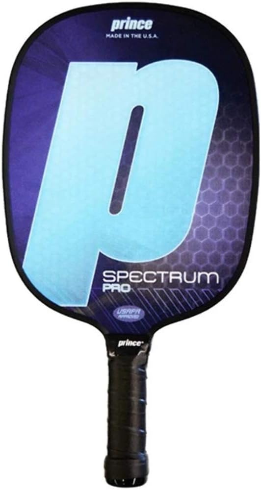 Amazon.com : Prince Spectrum Pro Pickleball Paddle | Blue | 4 3/8 ...