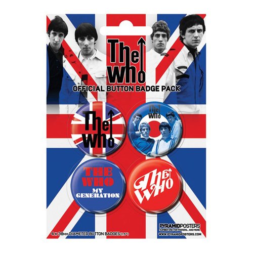 Who - Badge Set Who (in 3,8 cm) - Amazon.com Music