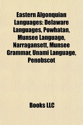 Amazon.co.jp: Eastern Algonquian Languages: Delaware Languages ...
