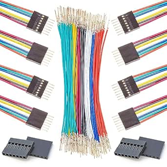 Amazon.com: Kidisoii Dupont 2.54mm Wire Male to Male Dupont Connector & 22AWG Pre-Crimped Cable ...
