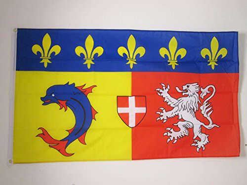 AZ FLAG Rhône-Alpes Flag 3' x 5' - French Region of Rhône-Alpes Flags ...