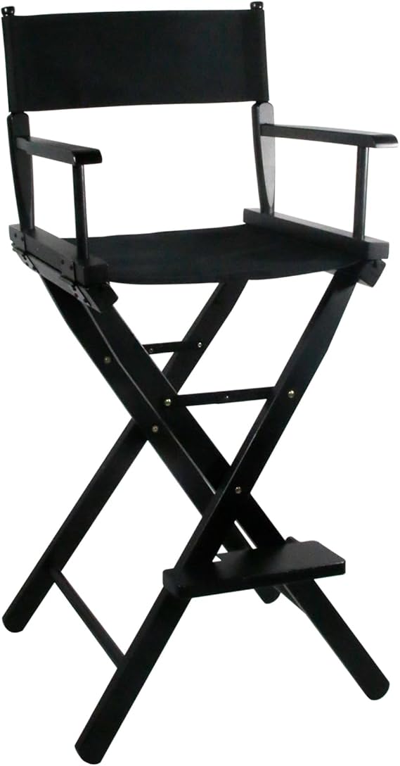 Amazon.com: GDGYOFN 30'' Tall Directors Chair Folding Makeup Chair for ...