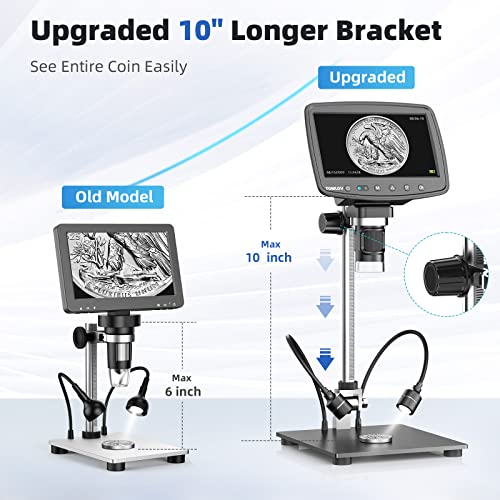Snapklik.com : TOMLOV DM03 7 HDMI LCD Digital Microscope 1200X Larger ...