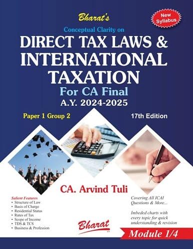 Buy DIRECT TAX LAWS & INTERNATIONAL TAXATION For CA Final Book Online ...