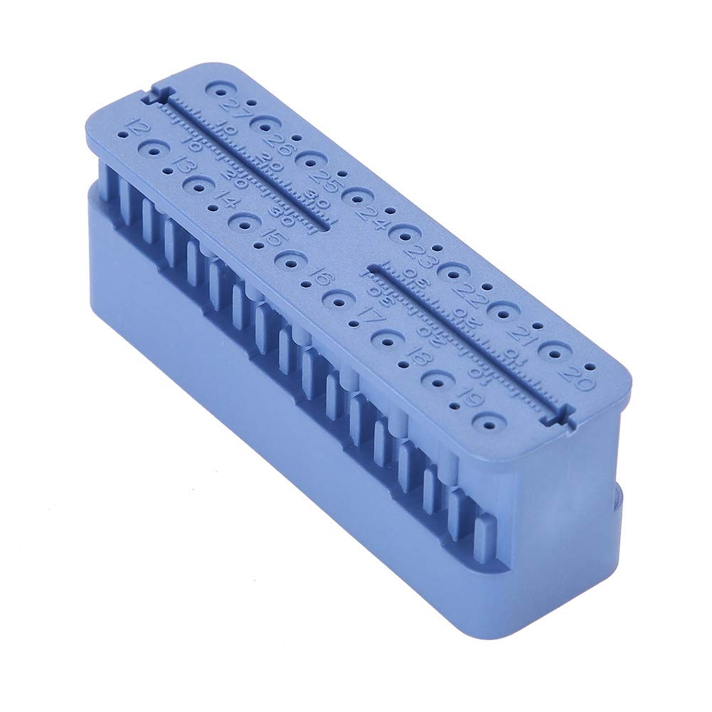 Buy Dental Endo Block Files Measuring Tools, Double Scale Measuring ...