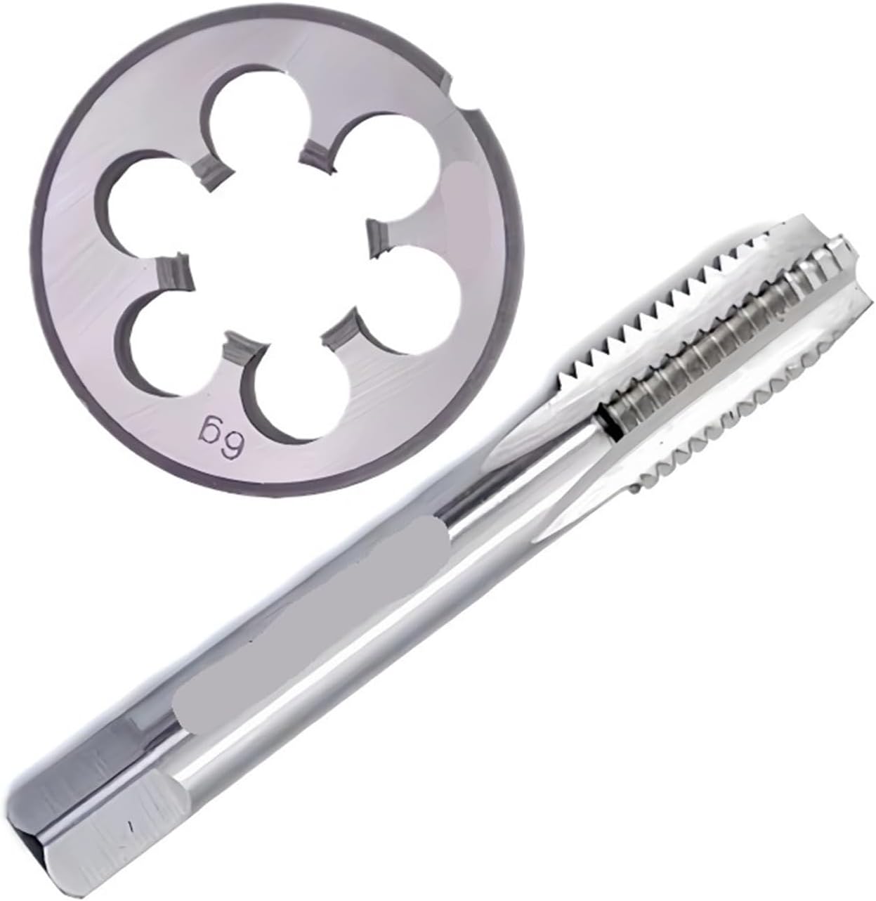 Juego de machos y terrajas for rosca izquierda métrica, machos y terrajas de rosca fina ...