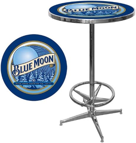 Amazon.com: Blue Moon Chrome Pub Table : Home & Kitchen