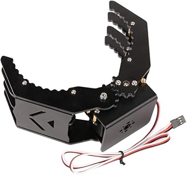 Amazon.com: Hiwonder Mechanical Robot Arm Claw Black Aluminum Alloy ...