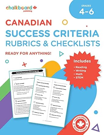 Success Criteria Rubrics and Checklists Grades 4-6: Amazon.co.uk ...