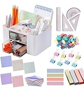 Amazon.com: Catekro Desk Organizer with Drawer, Large Capacity File ...