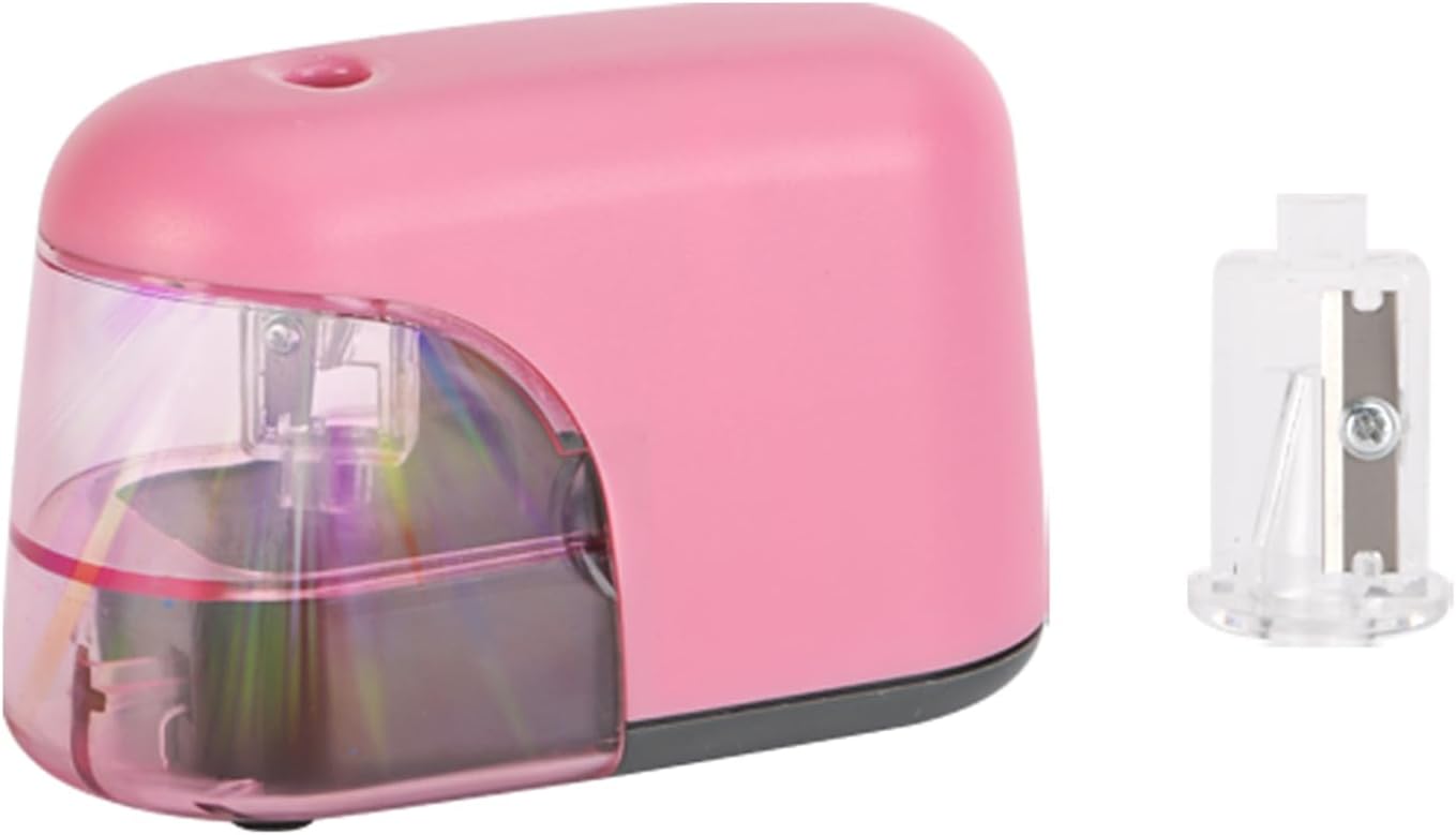 Amazon.com: Battery-Operated Electric Pencil Sharpener with LED Light ...