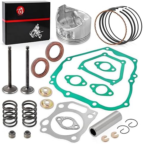 Amazon.com: Engine Top End Rebuild Kit Oversize 0.5mm Piston & Ring ...