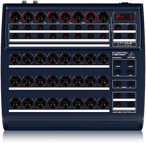 Amazon.com: Behringer B-CONTROL ROTARY BCR2000 Total-Recall USB/MIDI ...