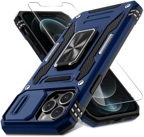 Amazon.com: CloudValley for iPhone 12 Pro Max Case with Camera Cover ...