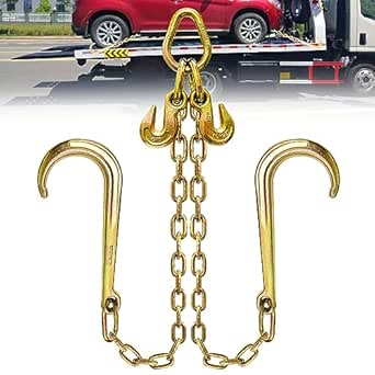 Amazon.com: SENKEYFE Chain V Bridle,G80 Bridle Tow Chain with 15 In G70 ...