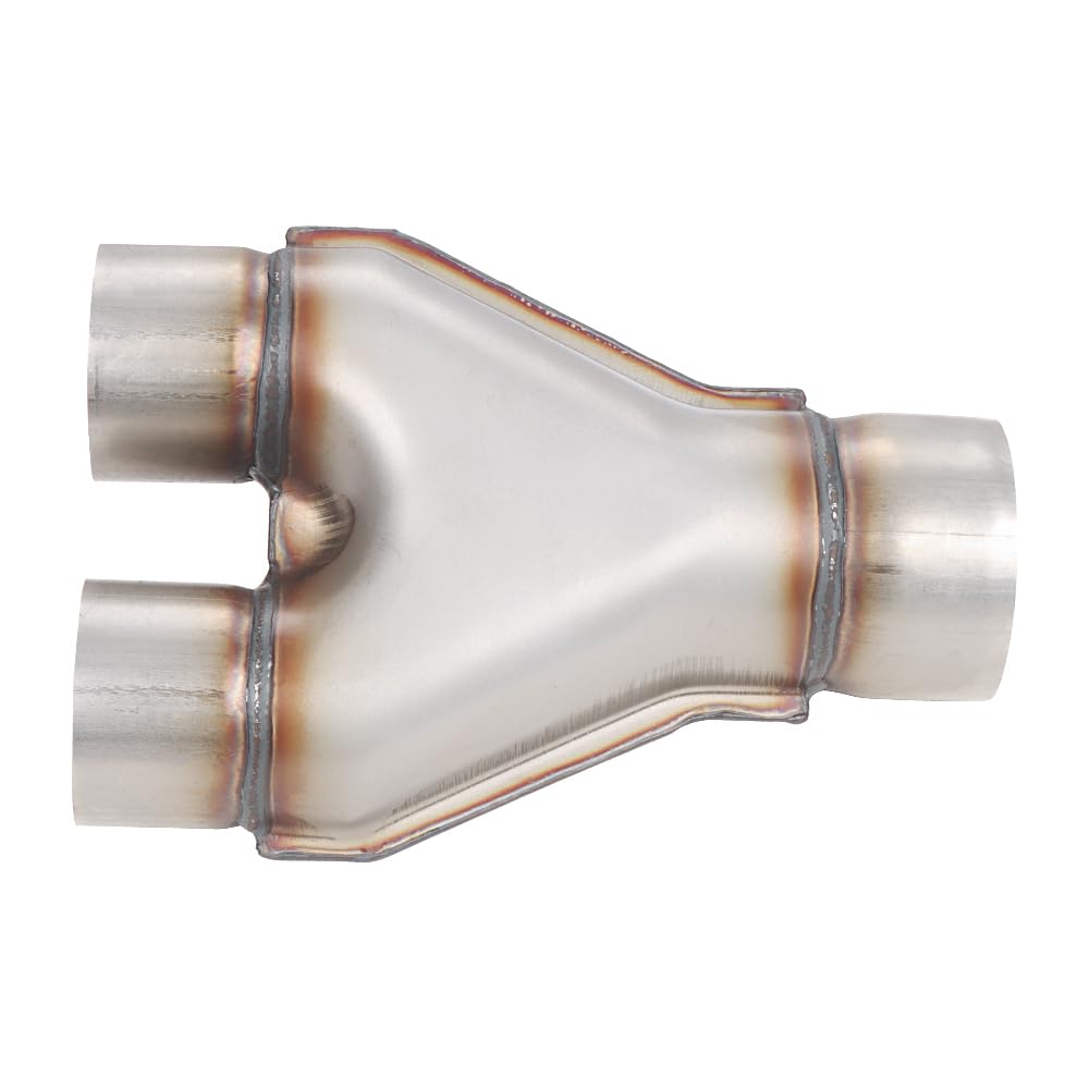 Snapklik.com : Stainless Steel Y Pipe 3 Inch ID Single To 2.5 Inch ID ...