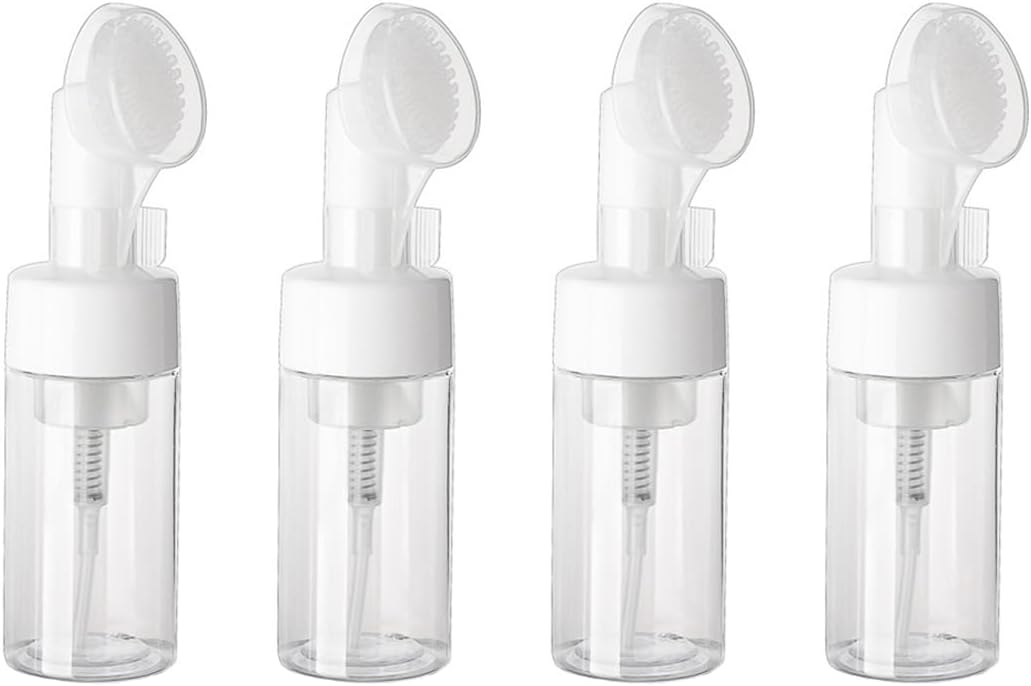 Amazon.com: 4Pcs Facial Cleanser Foaming Bottle Empty Mousse Foaming ...