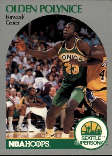 Amazon.com: 1990-91 Hoops #283 Olden Polynice NBA Basketball Trading ...