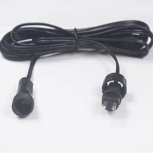 3 Meters 2 Pin Extension Cable with Male and Female Connectors for TING ...