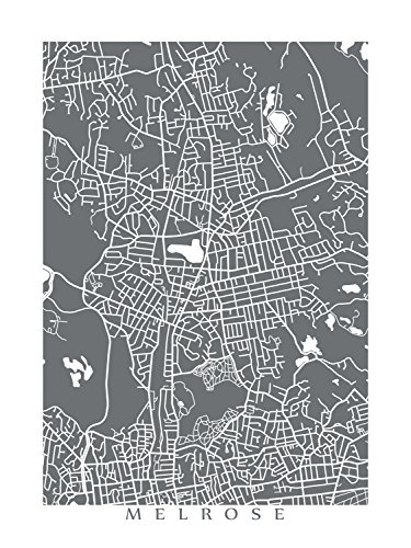 Amazon.com: Melrose Map Print : Home & Kitchen