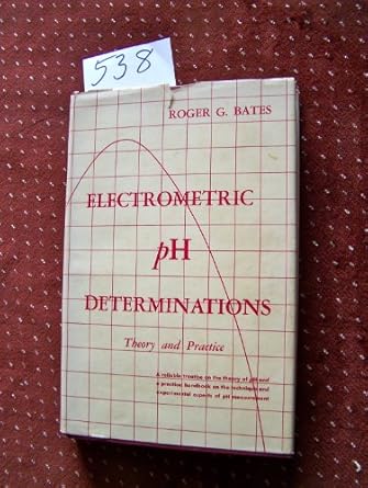 Electrometric pH determinations: theory and practice | Amazon.com.br