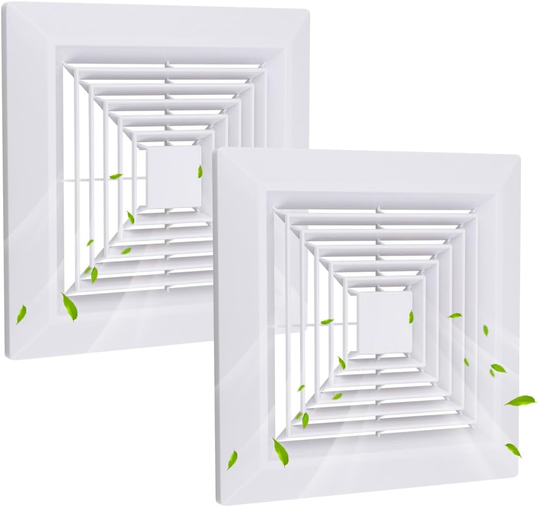 Amazon.com: WKZO 2-Piece(12"x12"Inches) Replacement Grille Bathroom ...
