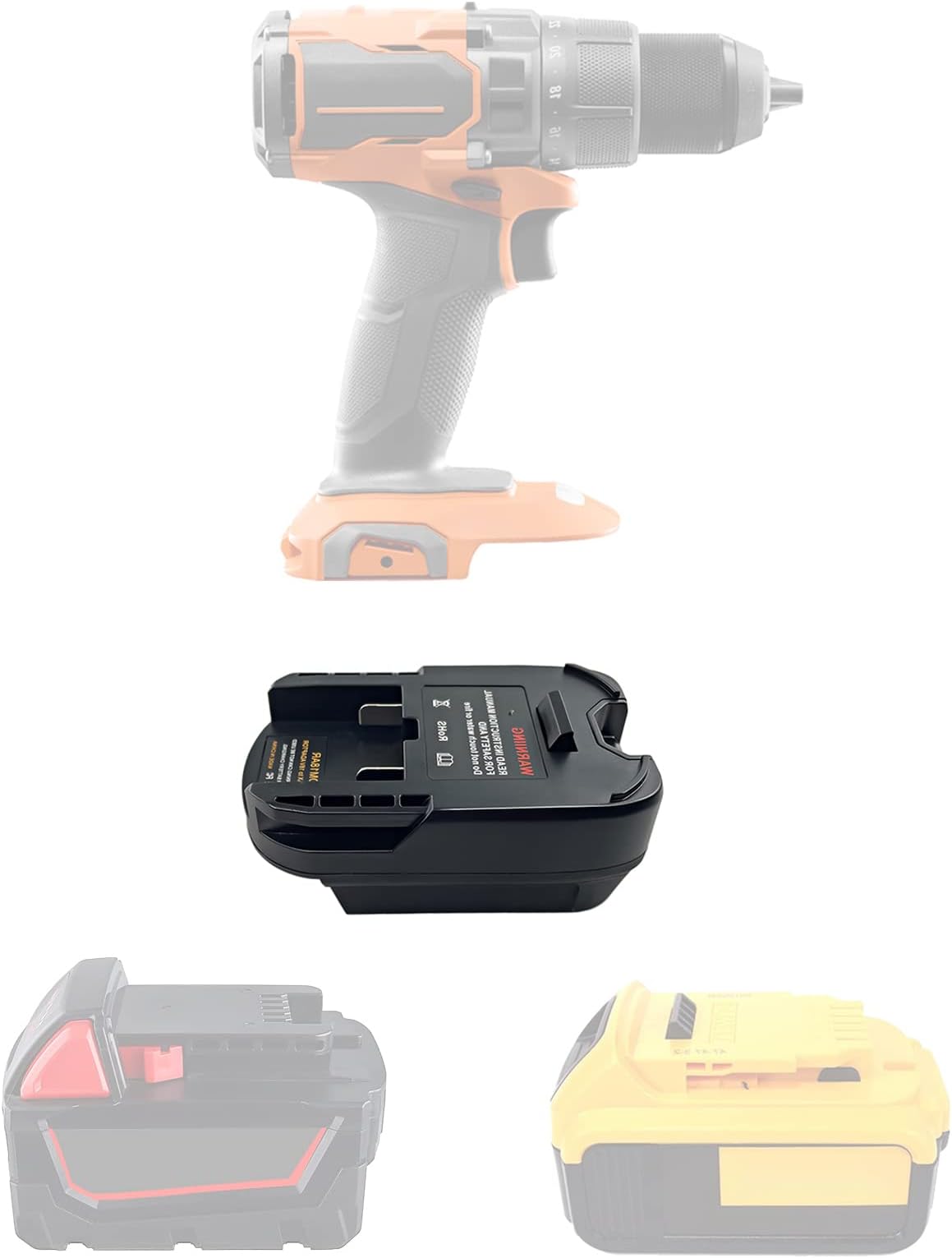 Amazon.com: DM18AR Battery Adapter for Ridgid AEG Tools, Work for ...