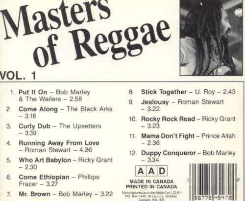 Masters of Reggae Vol. 1 - Amazon.com Music