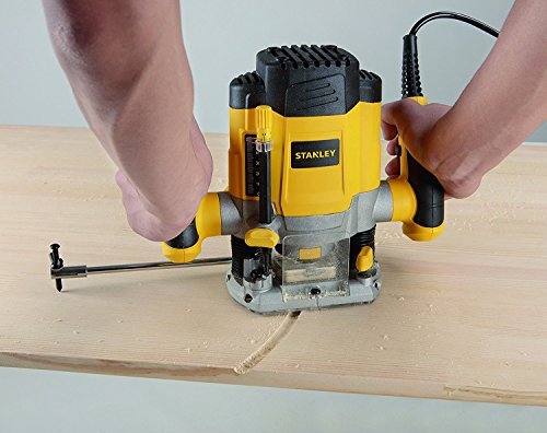 KROST Stanley Router Stanley 1200W Variable Speed Plunge Machine with 8 ...