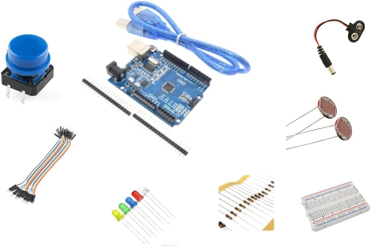 Wireandkits Arduino Starter Kit With Arduino Uno R3 Breadboard Leds Resistors