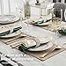 Amazon.com: Home Brilliant Set of 4 Farmhouse Placemats Heat Resistant ...