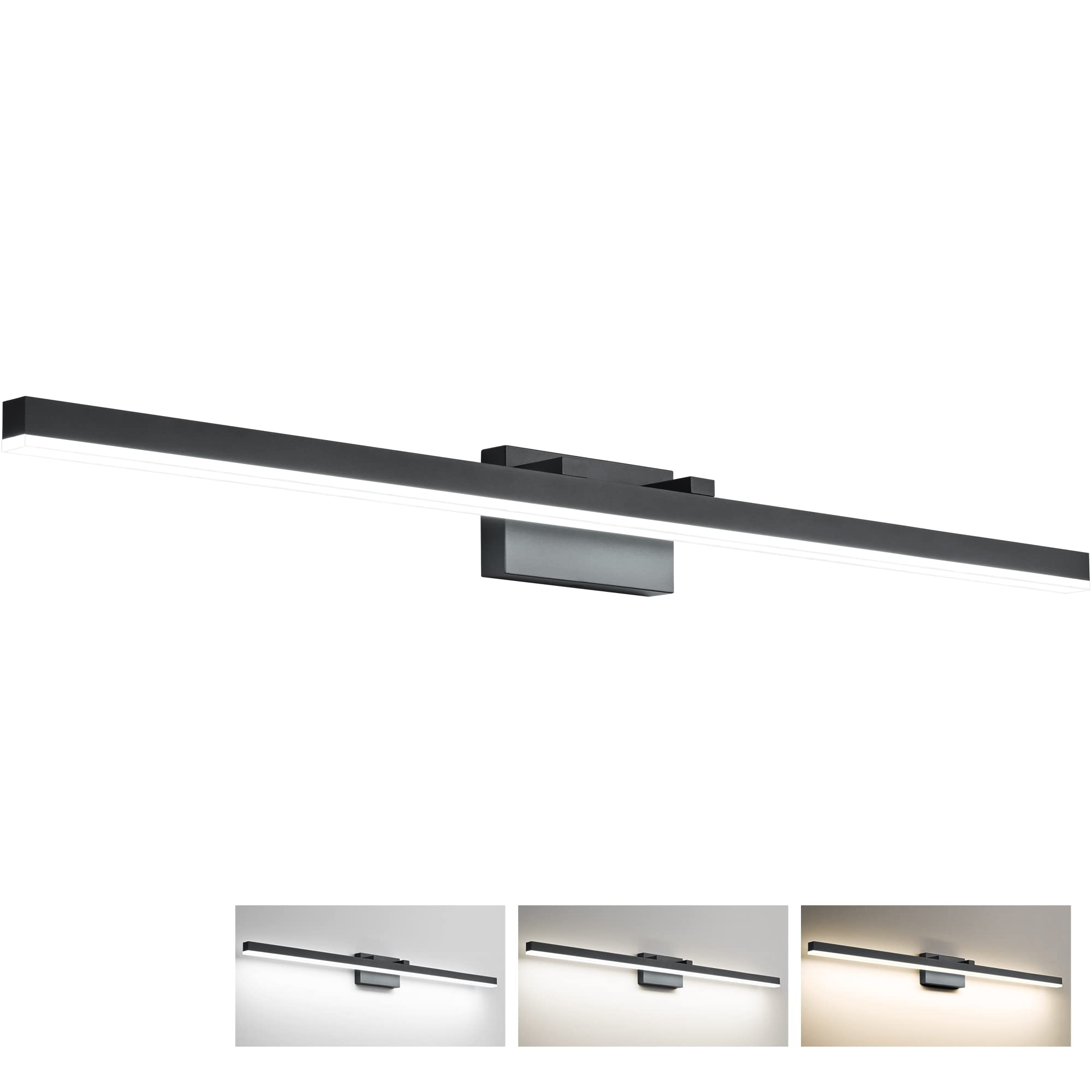 PRESDE Bathroom Vanity Light Dimmable 3 Colors Changeable 48in Modern ...