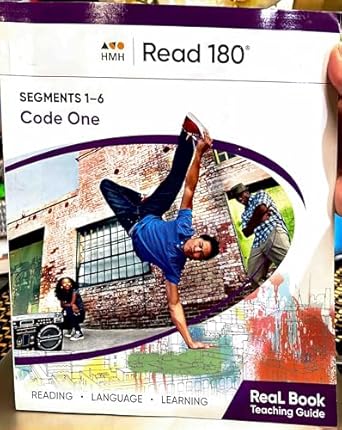 HMH Read 180 ,Code One , Segments 1-6 , Real Book , Teaching Guide ...