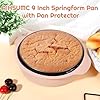 Amazon.com: AIHSUMC 9 Inch Springform Pan with Pan Protector, Non-stick ...