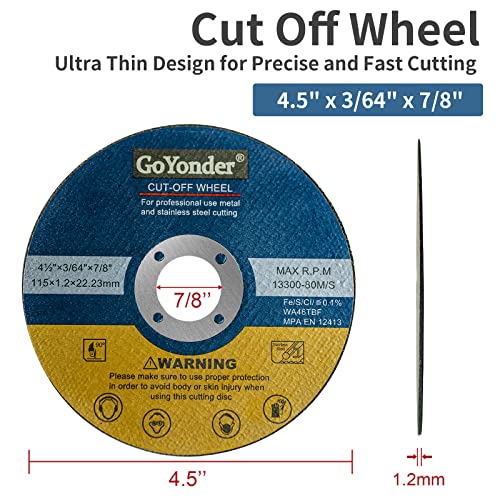 Snapklik.com : Cut Off Wheels 4 1/2 Inch, Angle Grinder Cutting Wheel ...
