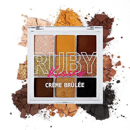 Snapklik.com : Ruby Kisses Eyeshadow Palette Highly Pigmented Eye Makeup 9 Shades Matte Shimmer ...