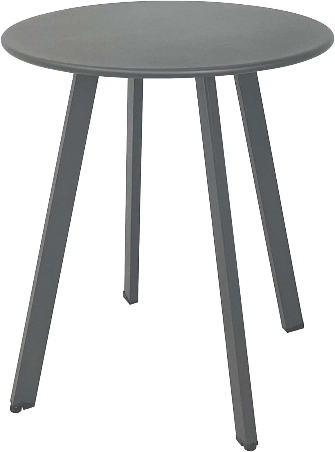 Amazon.com : CaiFang Patio Side Table Outdoor, Metal Small Round ...