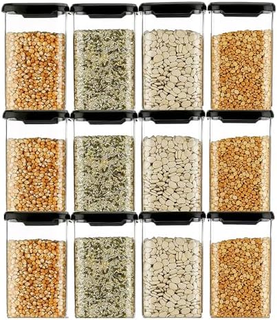 Buy Xiran 12 Pcs Unbreakable Containers For Kitchen Storage Set ...