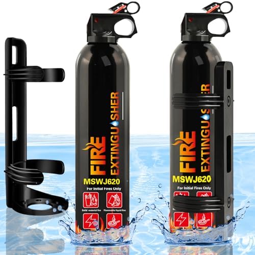 Fire Extinguisher for Boat - 2 Pcs House Fire Extinguisher with Bracket ...
