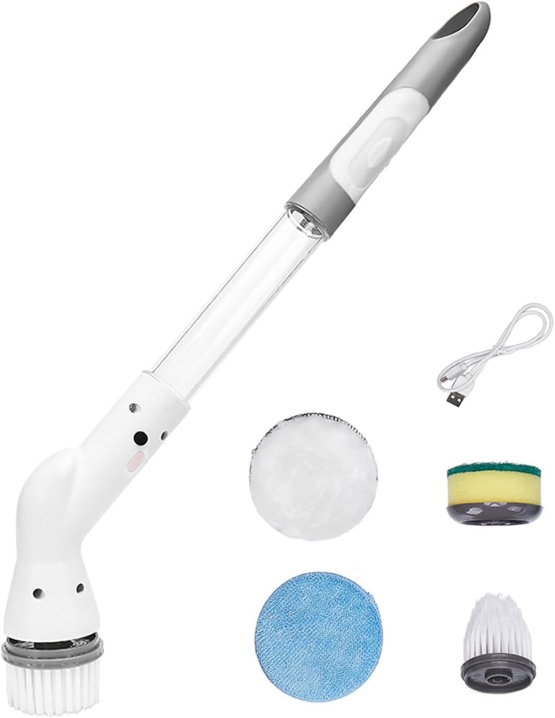 Electric Spin Scrubbers, USB Rechargeable Scrubbers for Cleaning Floor ...