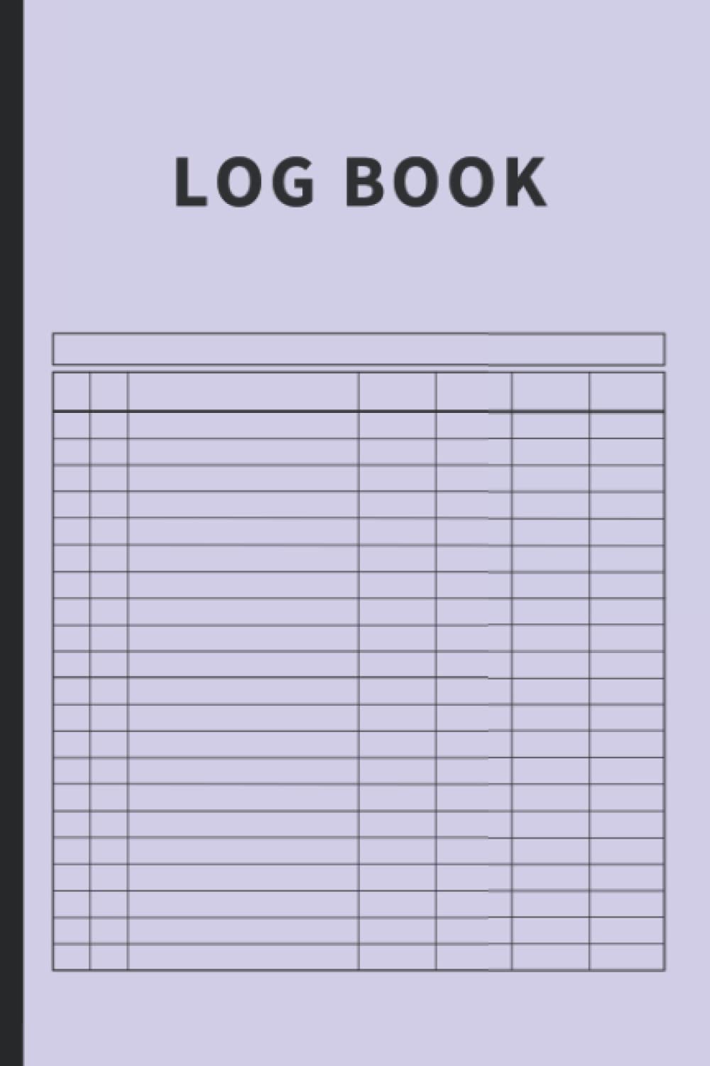 Amazon.com: Log Book: Small Multipurpose with 7 Columns to Track Daily ...