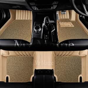 Mr Mattie |9D Premium Leatherette Car Foot Mat Imparts Luxurious & Elegant Look | 100% ...