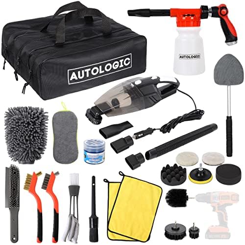 Amazon.com: Autologic Car Detailing Kit - 26-Piece Exterior & Interior ...