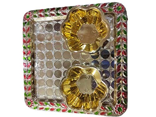 Buy Swati Art Made by Haldi Kumkum Box for Puja-Haldi Kunku Karanda Set ...