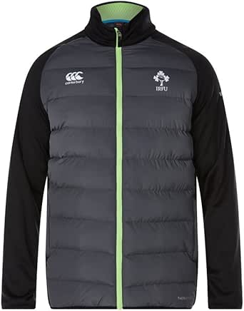 Canterbury Ireland IRFU Thermoreg Hybrid Jacket 2017 - Asphalt at ...
